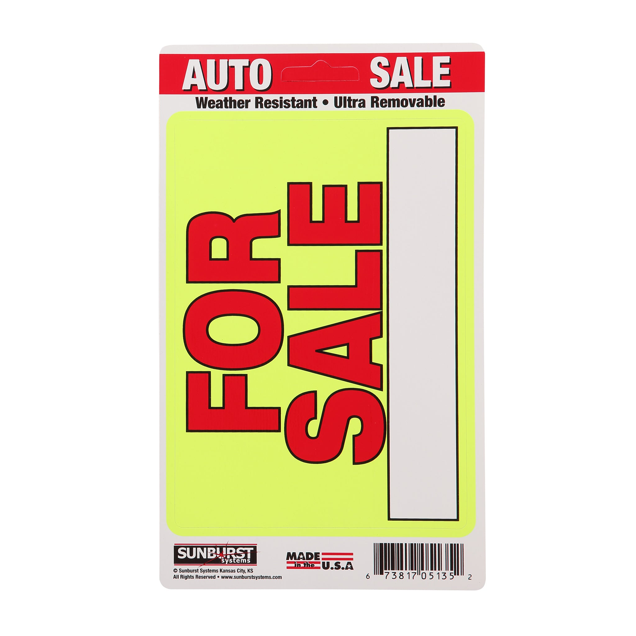For Sale Decal – SunburstSystems